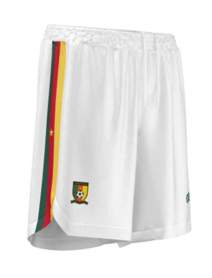 Cameroon White Shorts – One All Sports